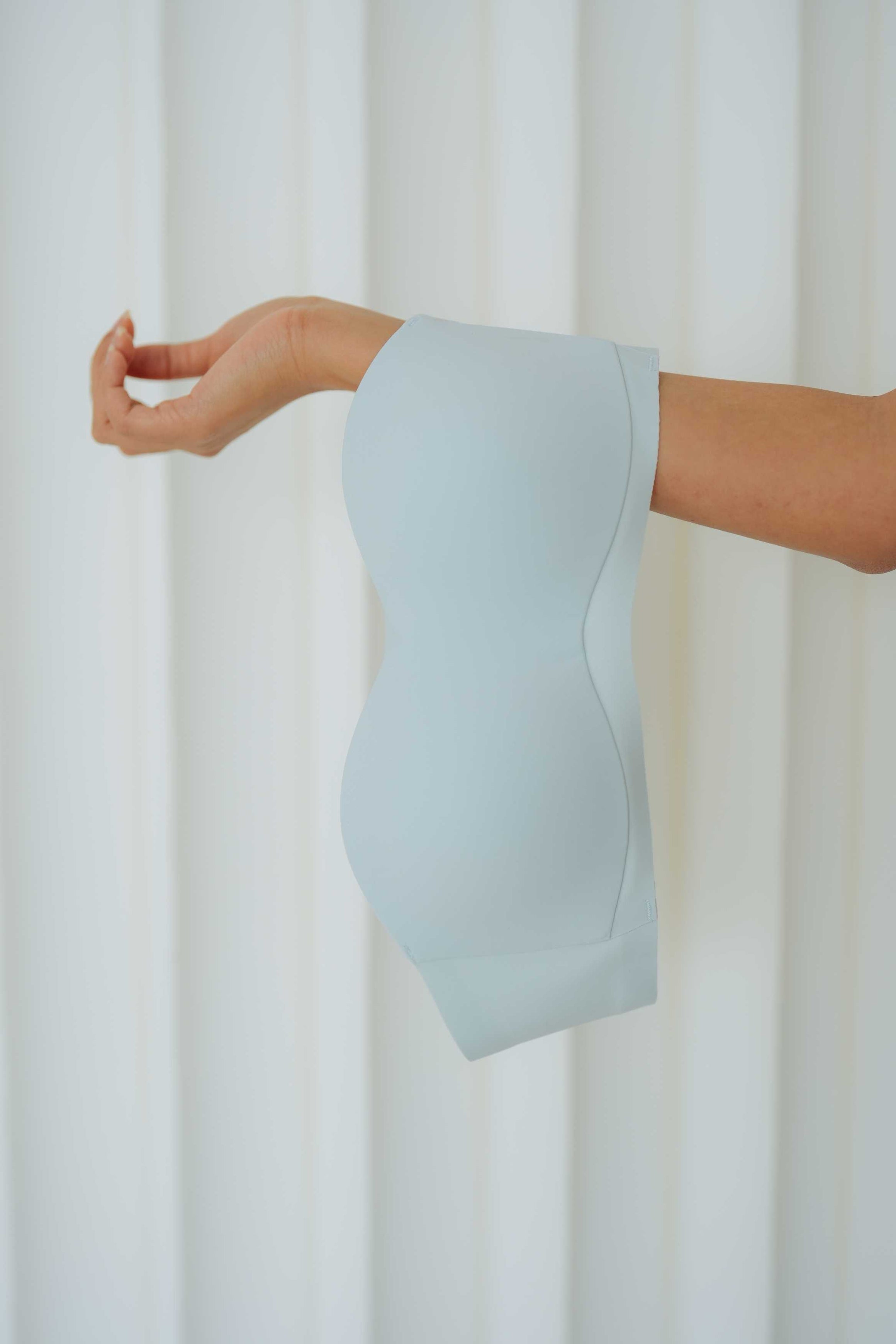 BARE FIT HALF CUP STRAPLESS BRA (BABY BLUE)