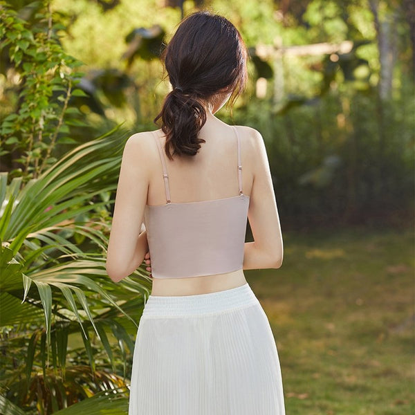 Sophia Unlined Modal Bralette (Baby Pink)